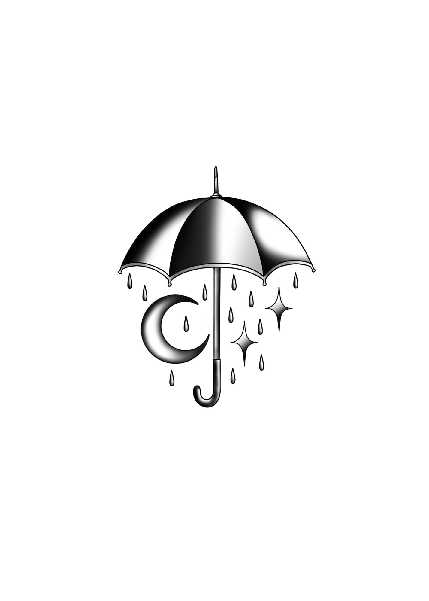 Stormy Night | Portland Flash Tattoos - PDX – Girls & Roses Tattoo Studio