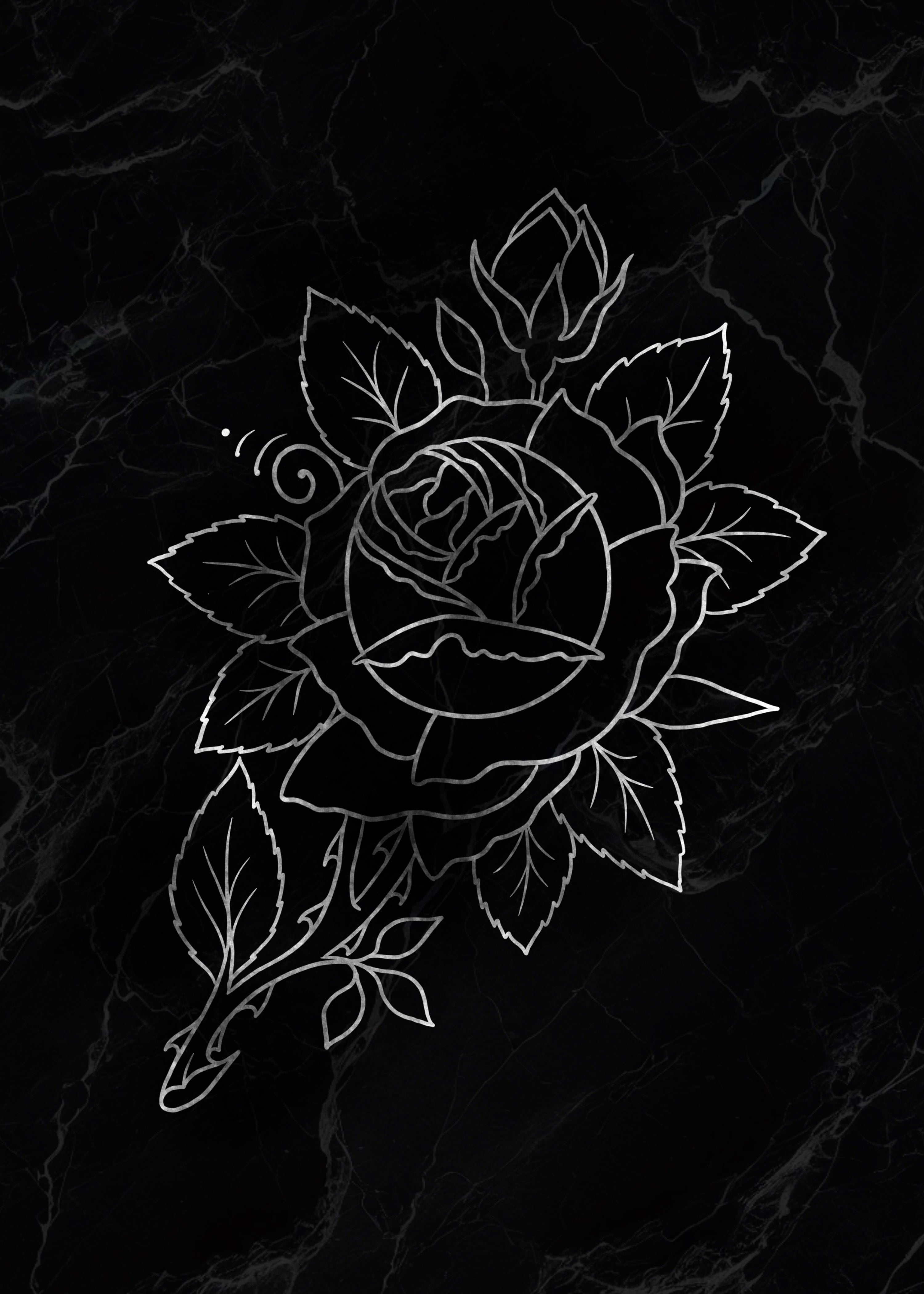 Red Traditional Rose Tattoo by Ruben | Timeless & Elegant Design ...